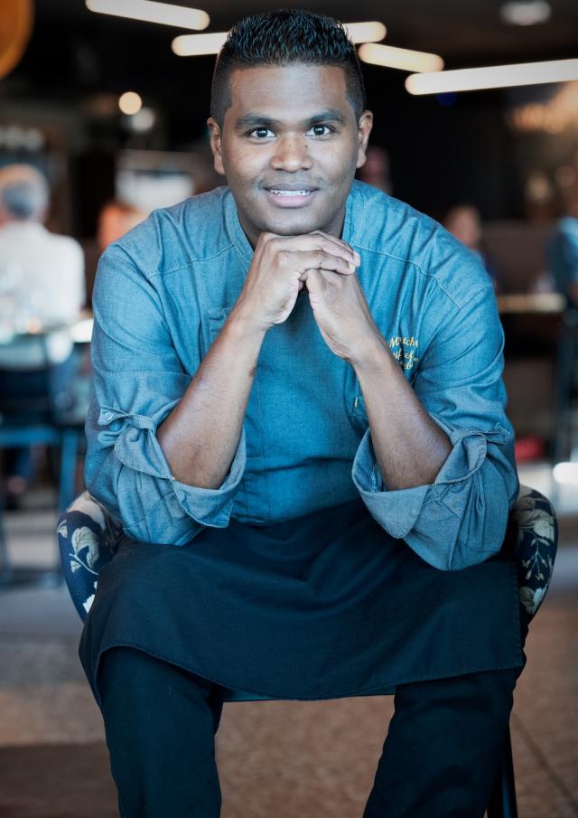 PORTRAIT OF KEVIN MINATCHY – EXECUTIVE CHEF WITH DINA MORGABINE GROUP